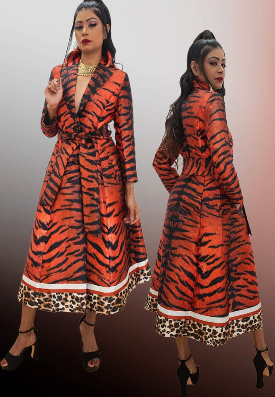 Orange Fire Trench coat – Shop Quintessential